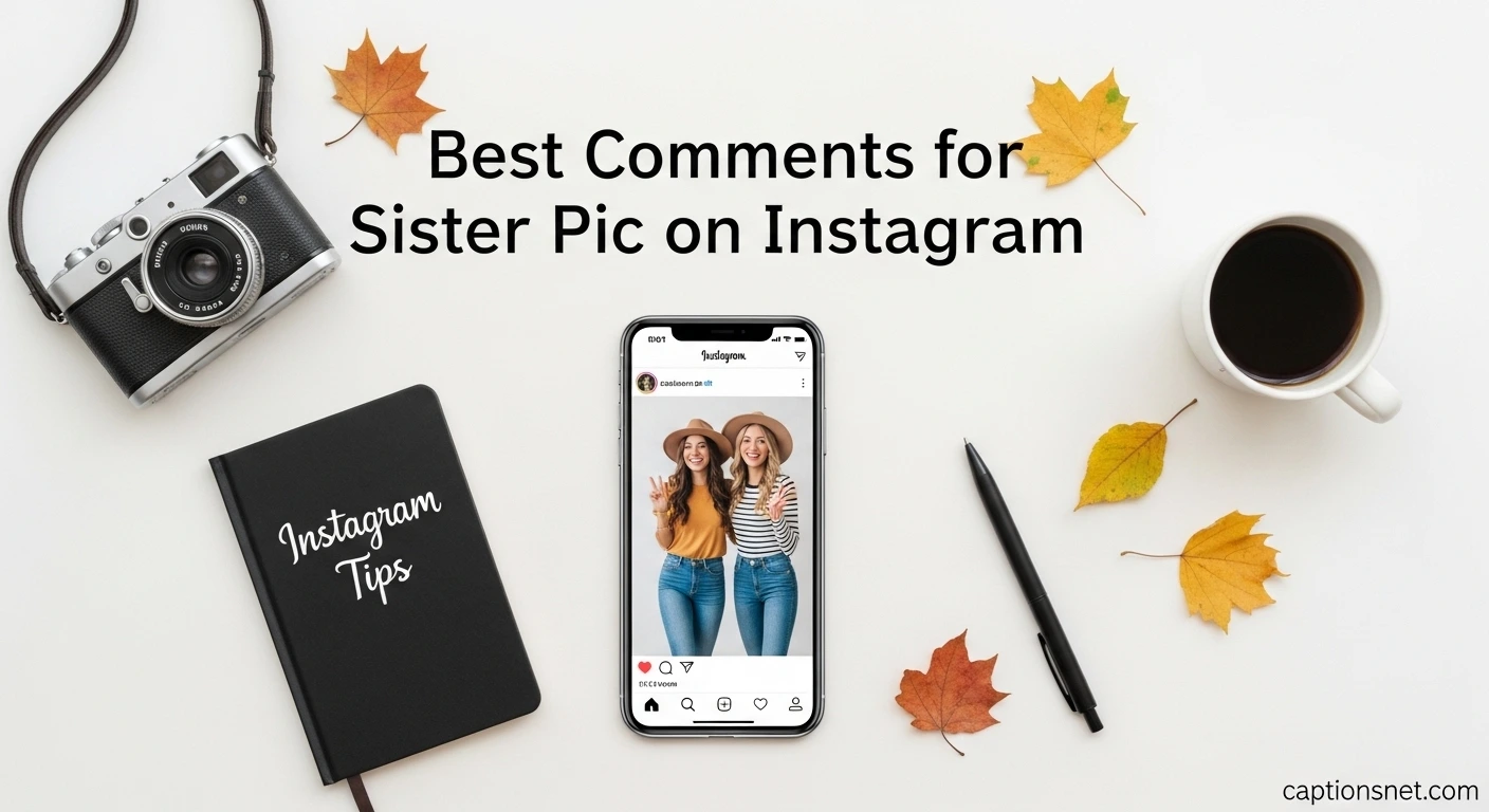 490+ Best Comments for Sister Pic on Instagram 2026 - Captions Net