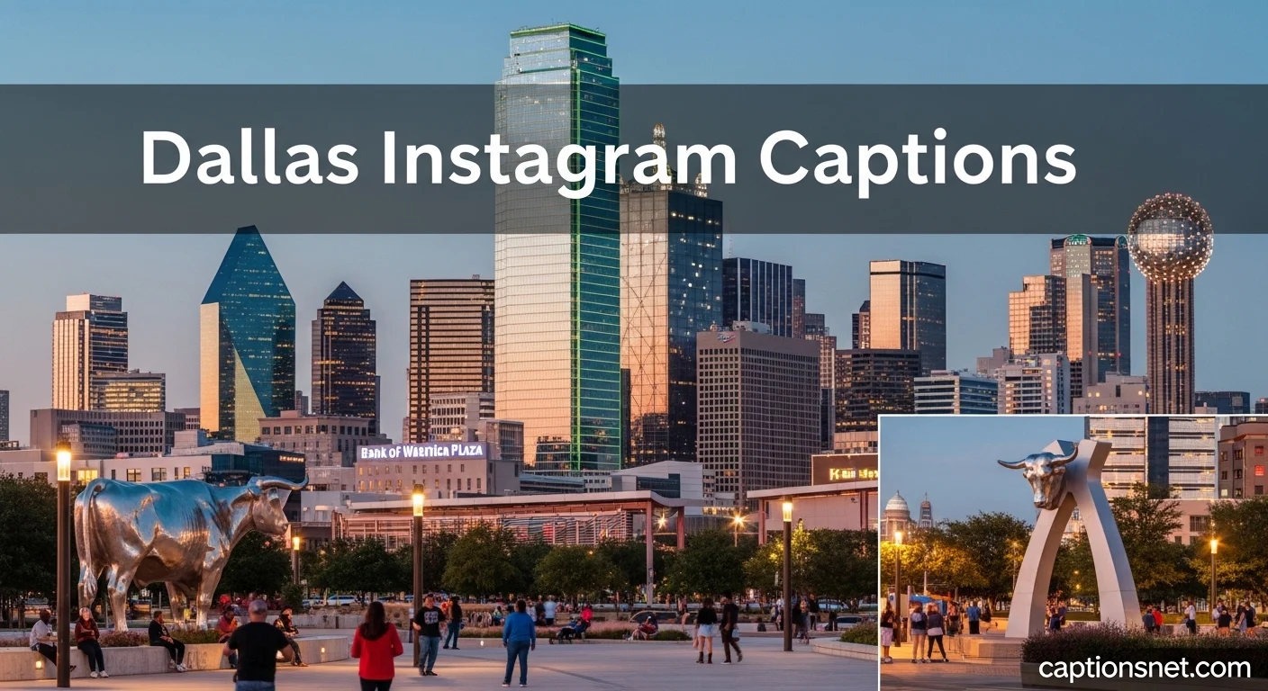 470+ Dallas Instagram Captions 2026 - Captions Net